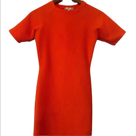 iris | Dresses | Iris Orange Fitted Dress | Poshmark